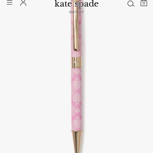 kate spade | Office | Kate Spade Pink Writing Pen | Poshmark